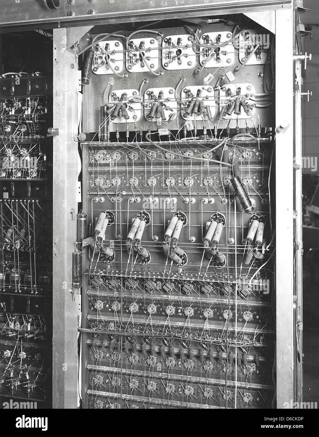 The image shows the MANIAC3, part of the Los Alamos National Laboratory ...