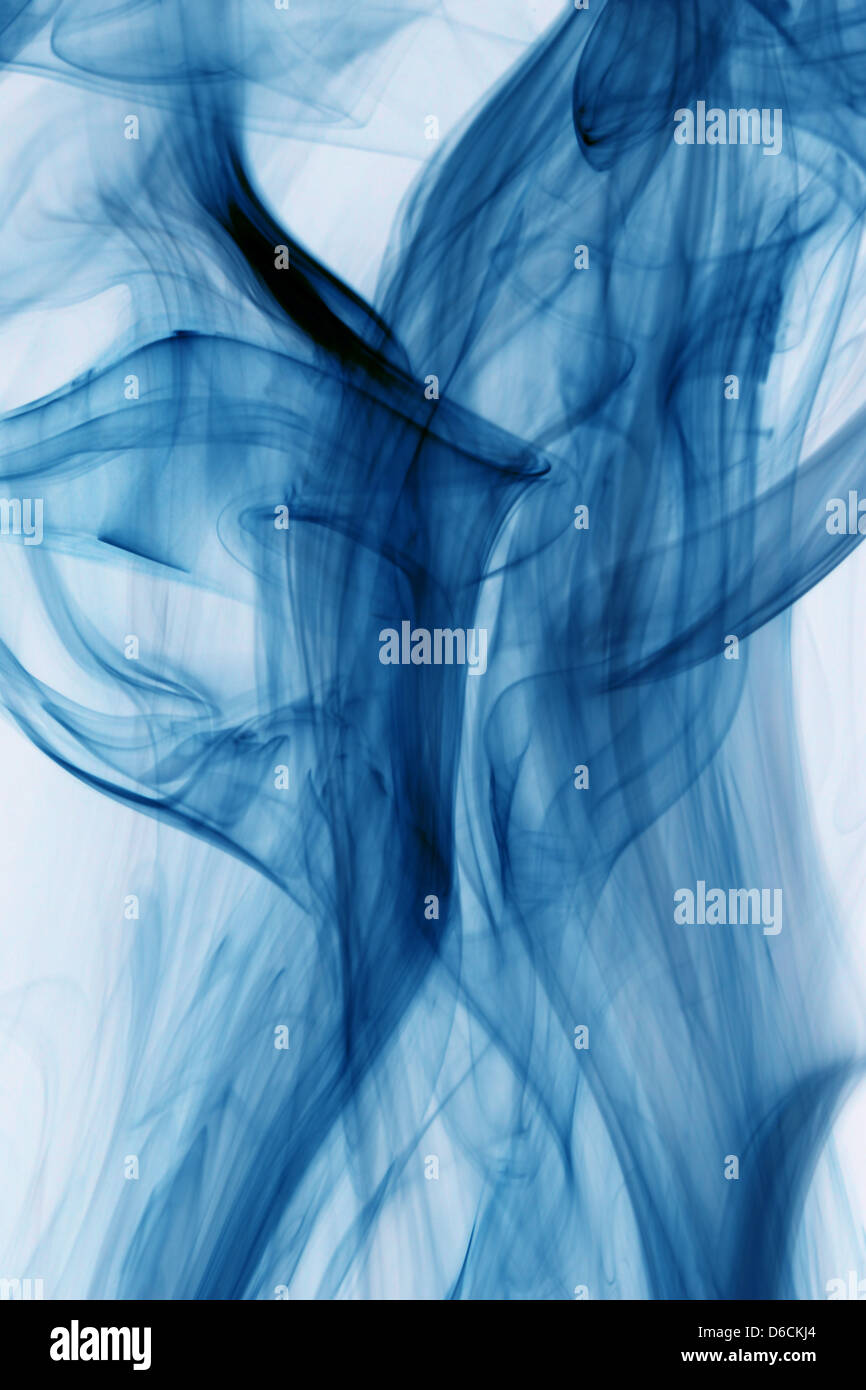 blue smoke natural abstract backgrounds Stock Photo - Alamy
