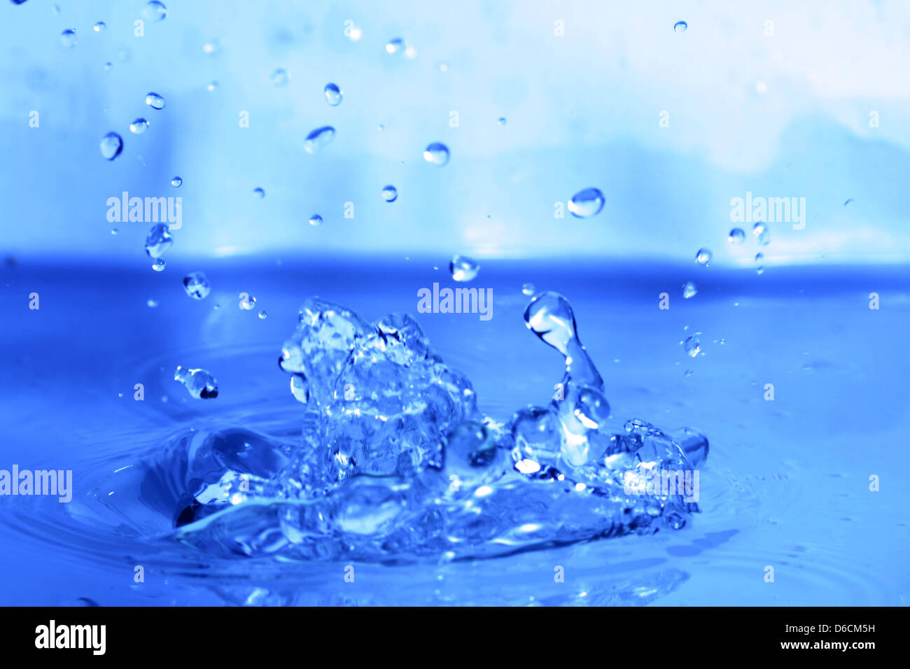 water splash macro close up Stock Photo - Alamy