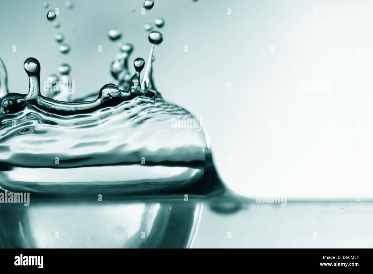 water splash close-up aqua backgrounds Stock Photo - Alamy