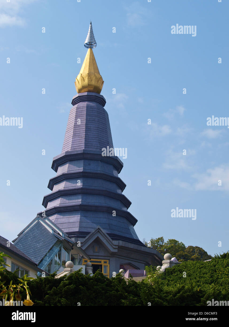 Phra Mahathat Noppha methanidon stupa temple on Doi Intanon mountain ...