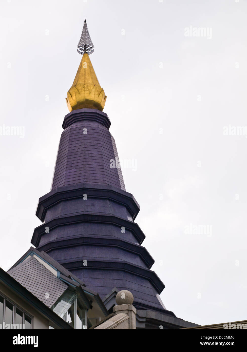 Phra Mahathat Noppha methanidon stupa temple on Doi Intanon mountain ...