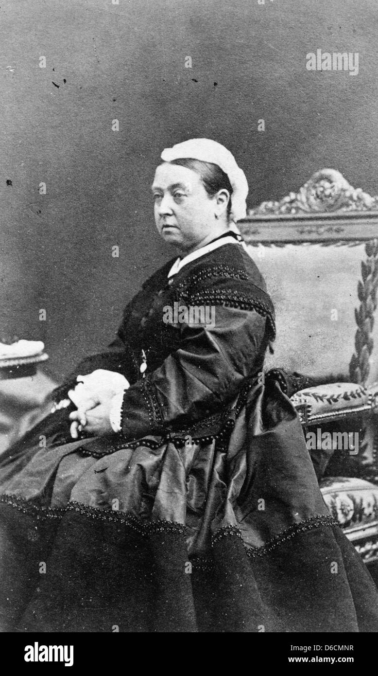 Queen Victoria, 1865 Stock Photo - Alamy