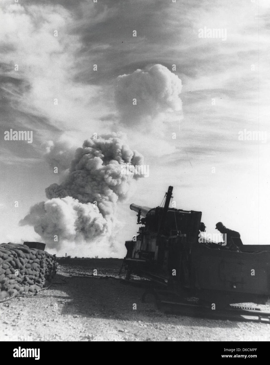 The 'Upshot Knothole Grable' nuclear test conducted at the Nevada Test ...