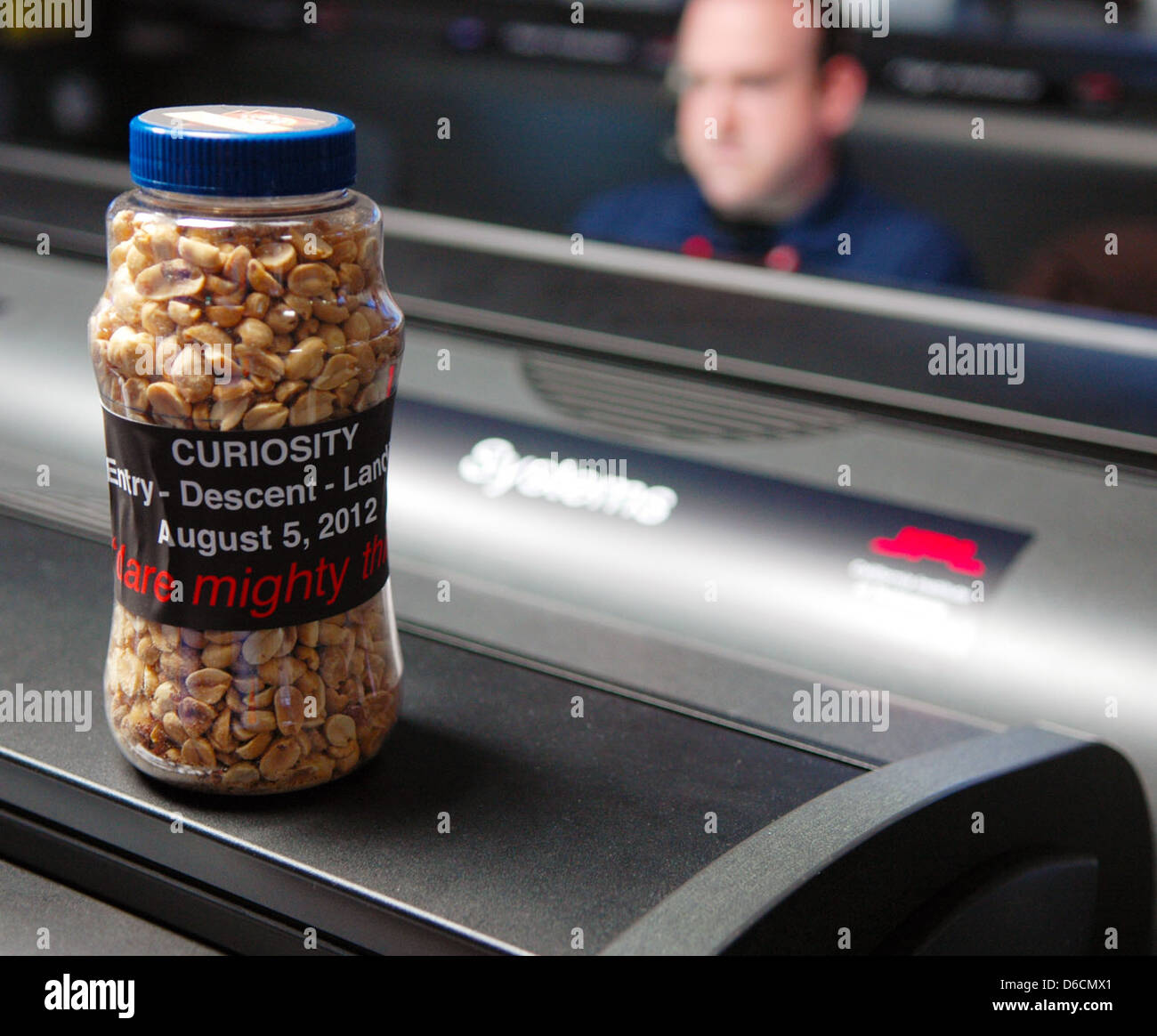 The image refers to the 'MSL Lucky Peanuts' mission conducted by the ...