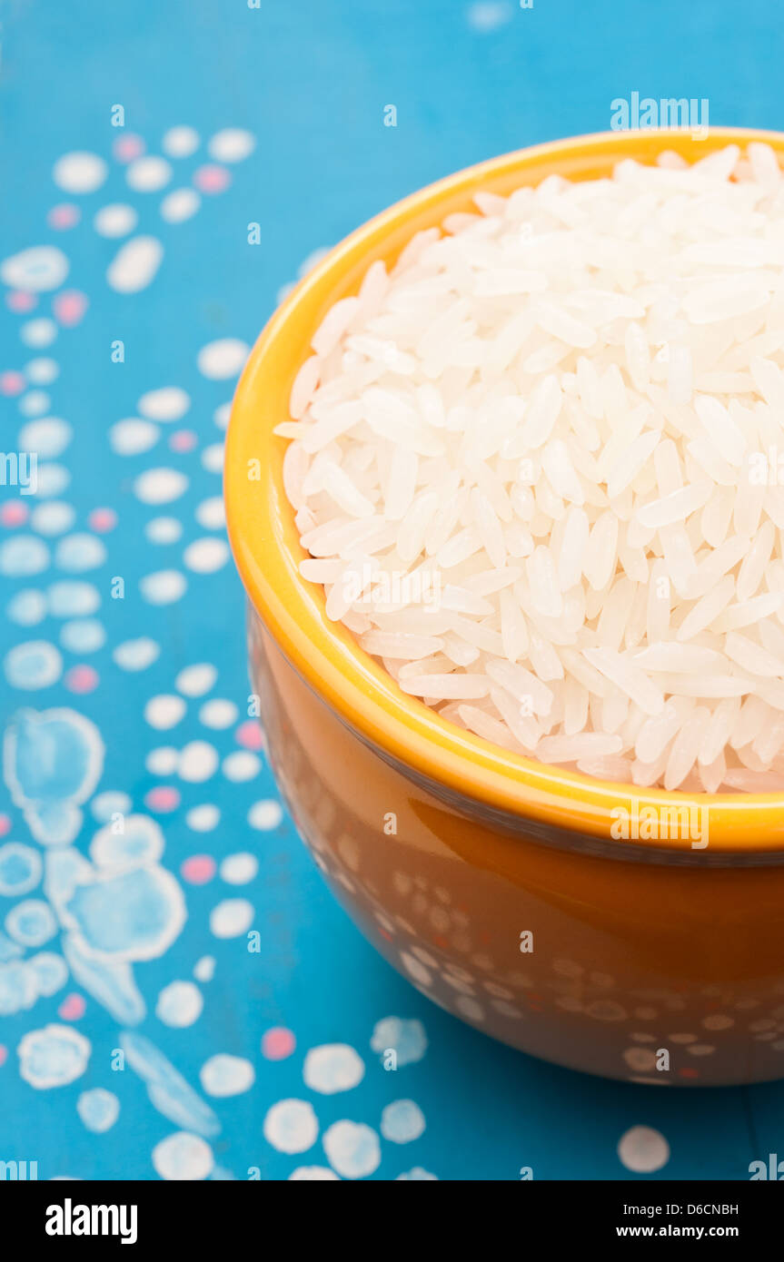 Rice in bowl Stock Photo - Alamy