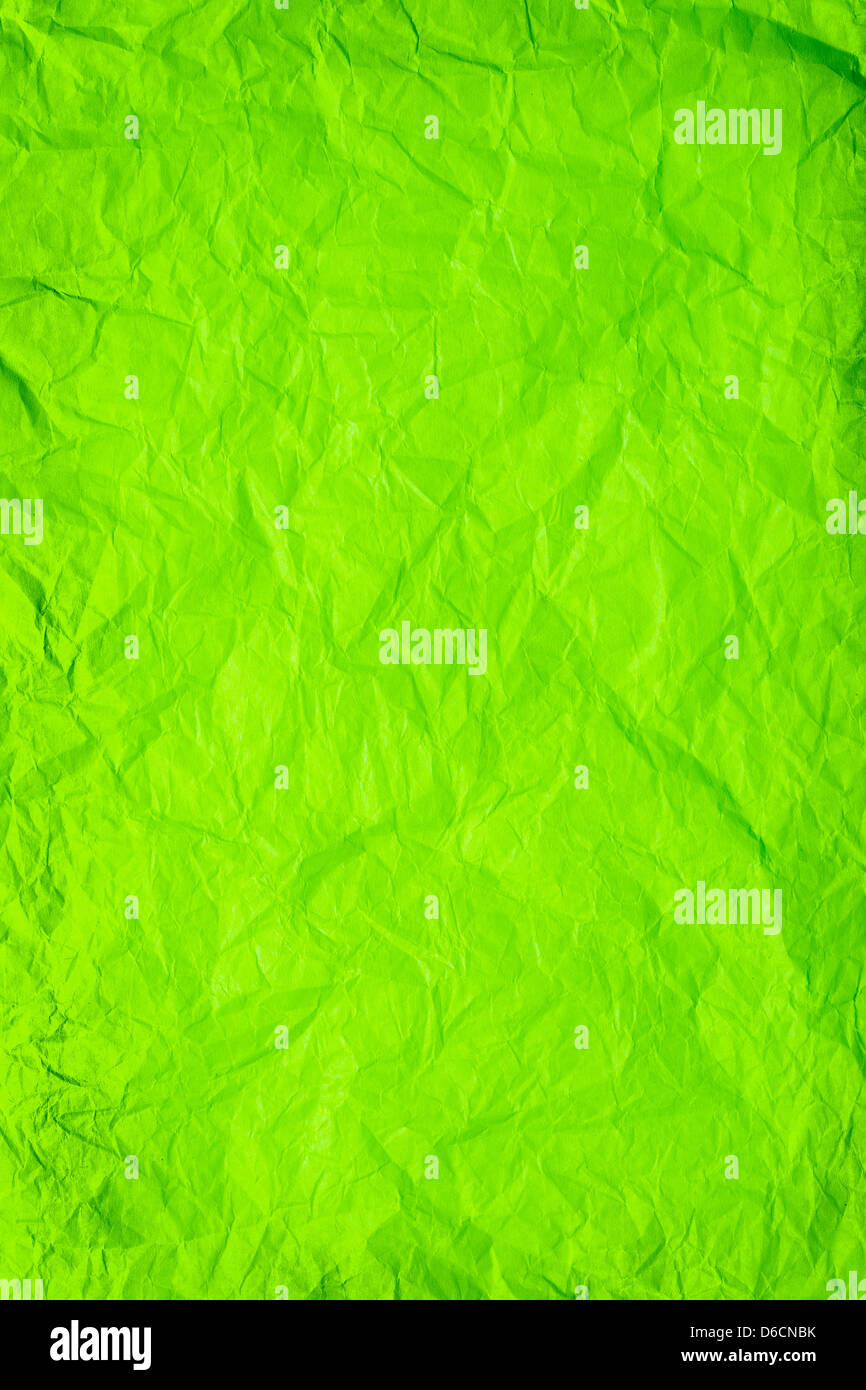 green crumpled paper background or rough texture Stock Photo - Alamy