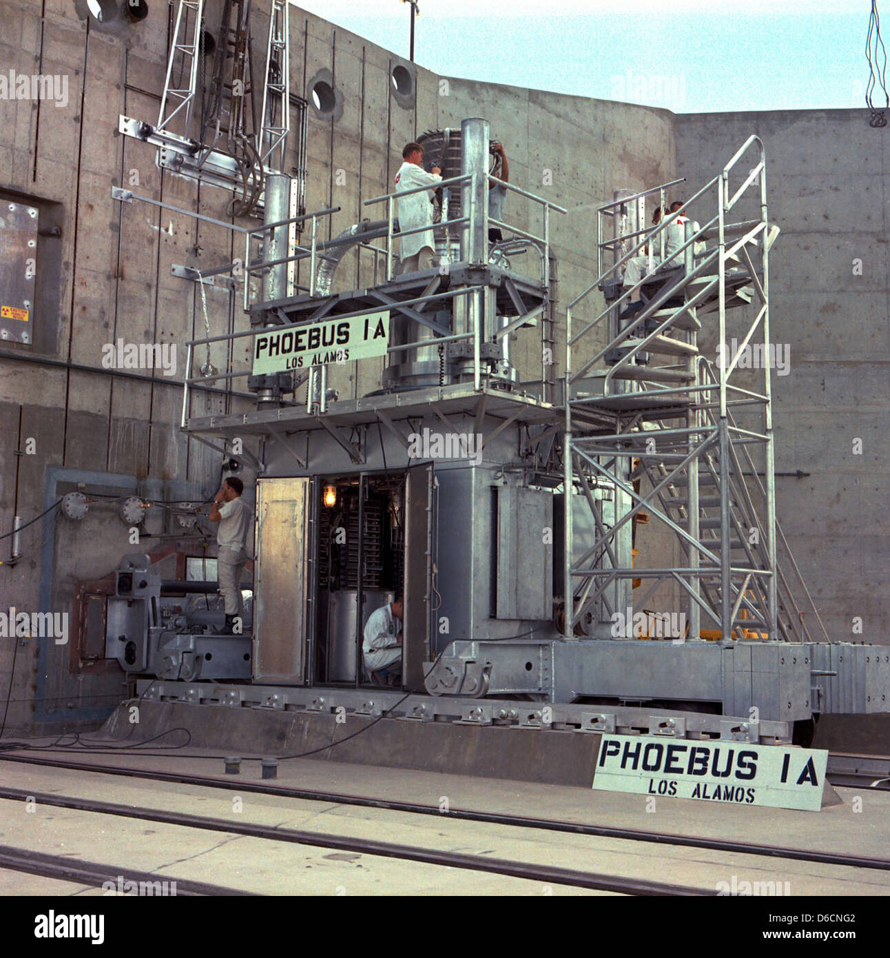 This photo from June 1965 shows the Phoebus 1A nuclear test conducted ...