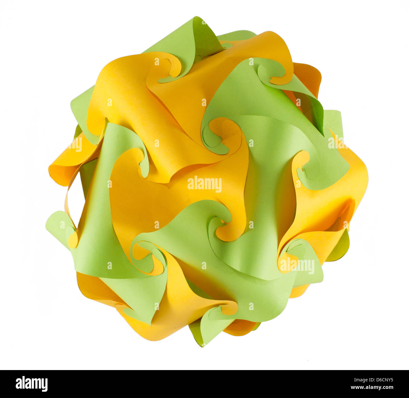 Red white paper origami kusudama hi-res stock photography and images ...