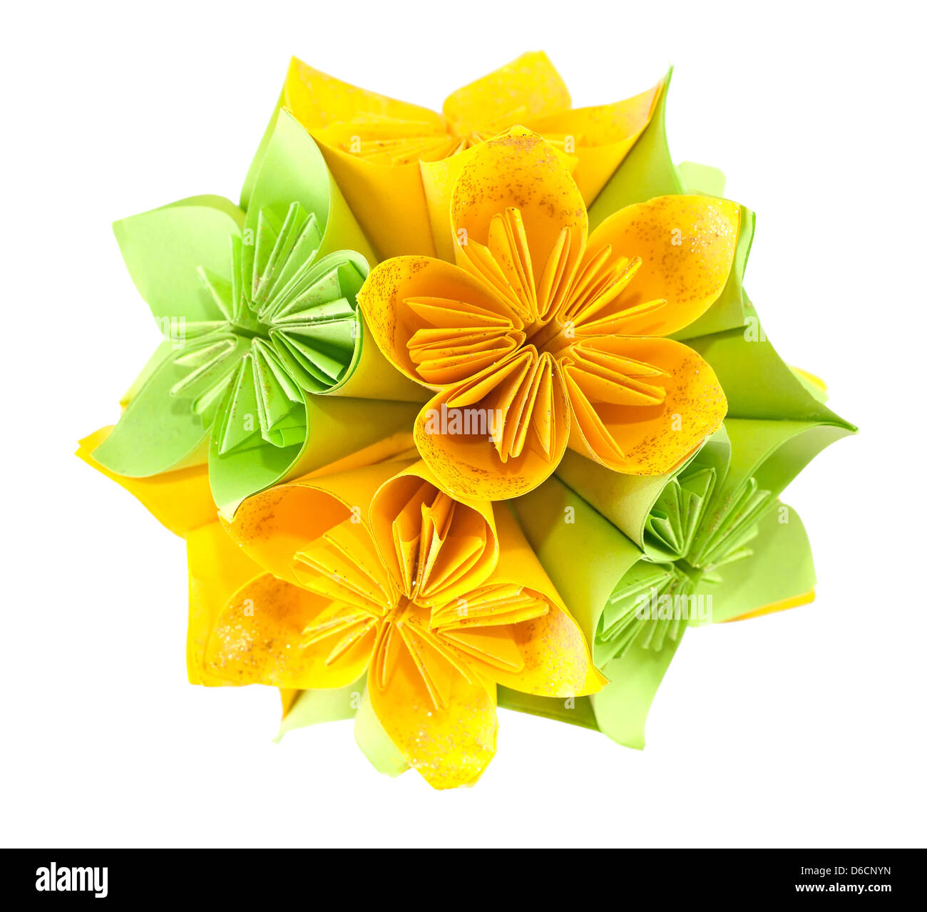 Green origami paper hi-res stock photography and images - Alamy