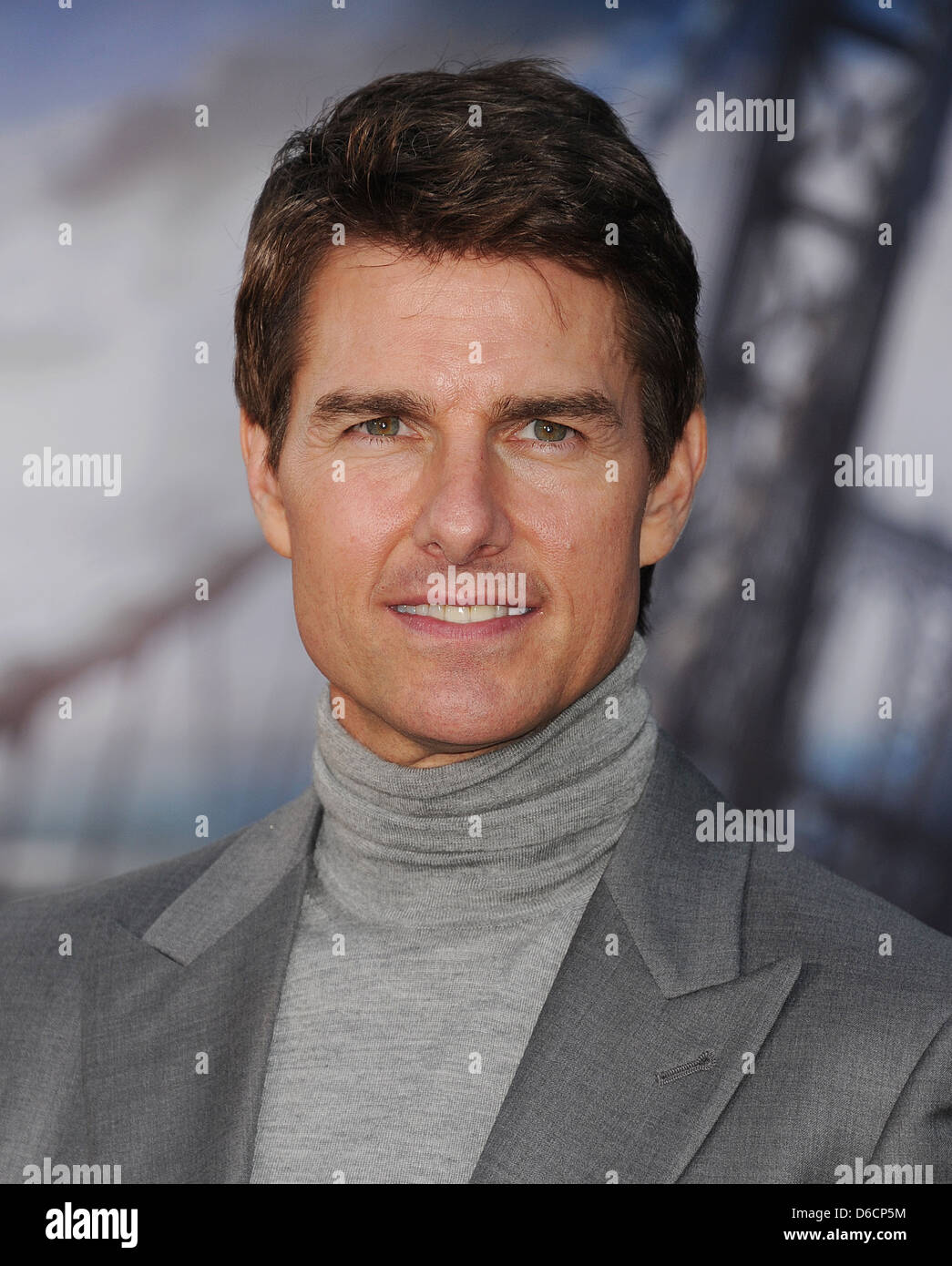 TOM CRUISE US film actor in April 2013. Photo Jeffrey Mayer Stock Photo ...