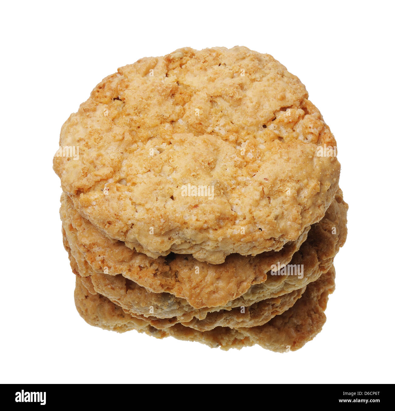A stack of cookies, isolated Stock Photo - Alamy