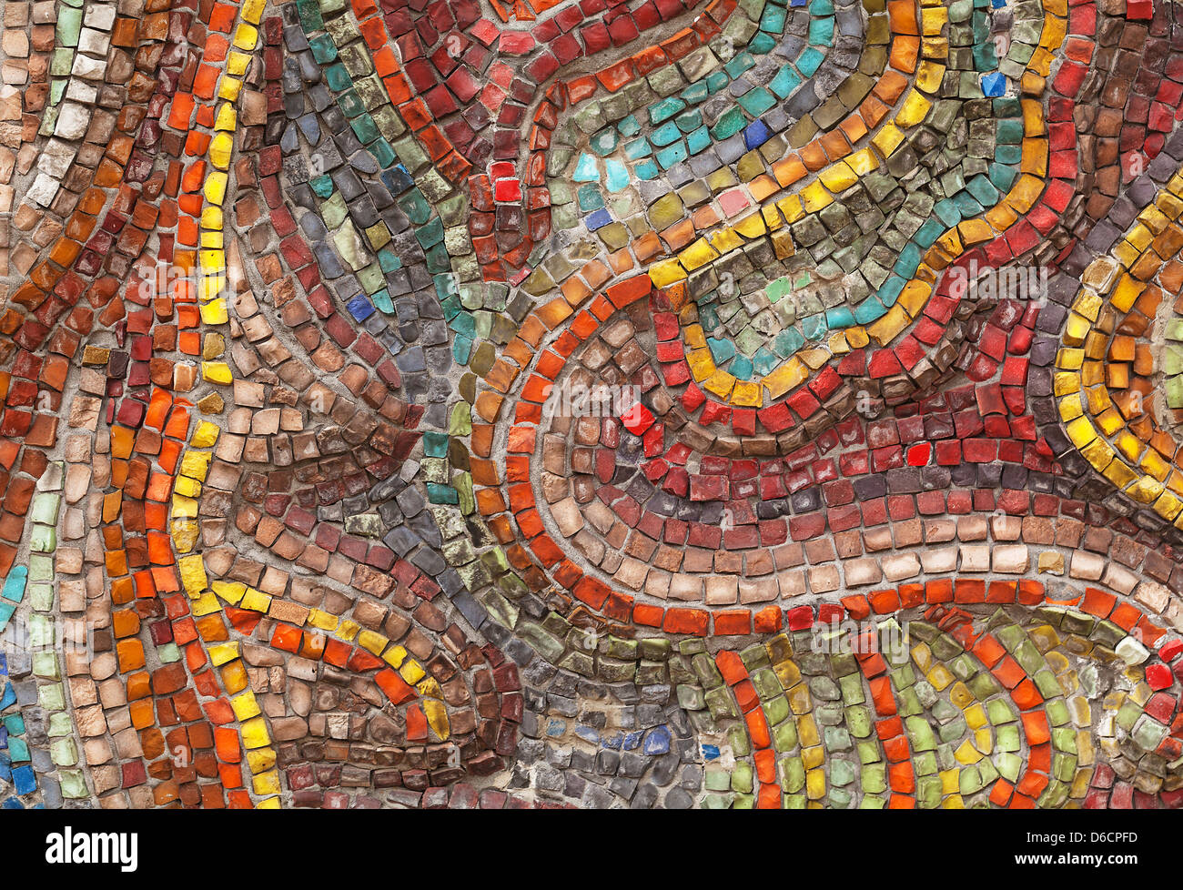 Abstract stone multicolor tiles Stock Photo - Alamy