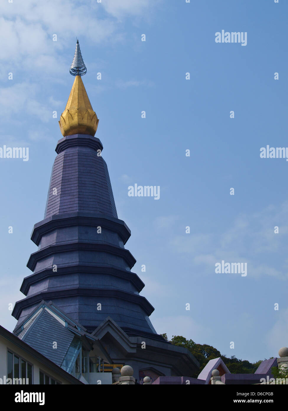 Phra Mahathat Noppha methanidon stupa temple on Doi Intanon mountain ...