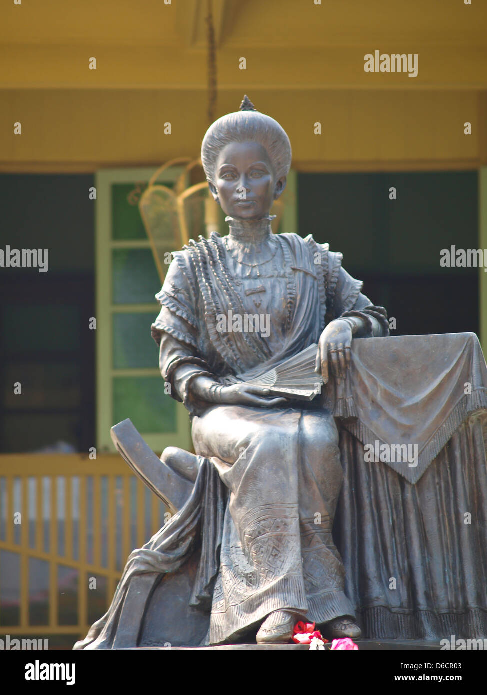 Princess Dara Rasmi statue in Daraphirom Palace in Chiang Mai, Thailand ...