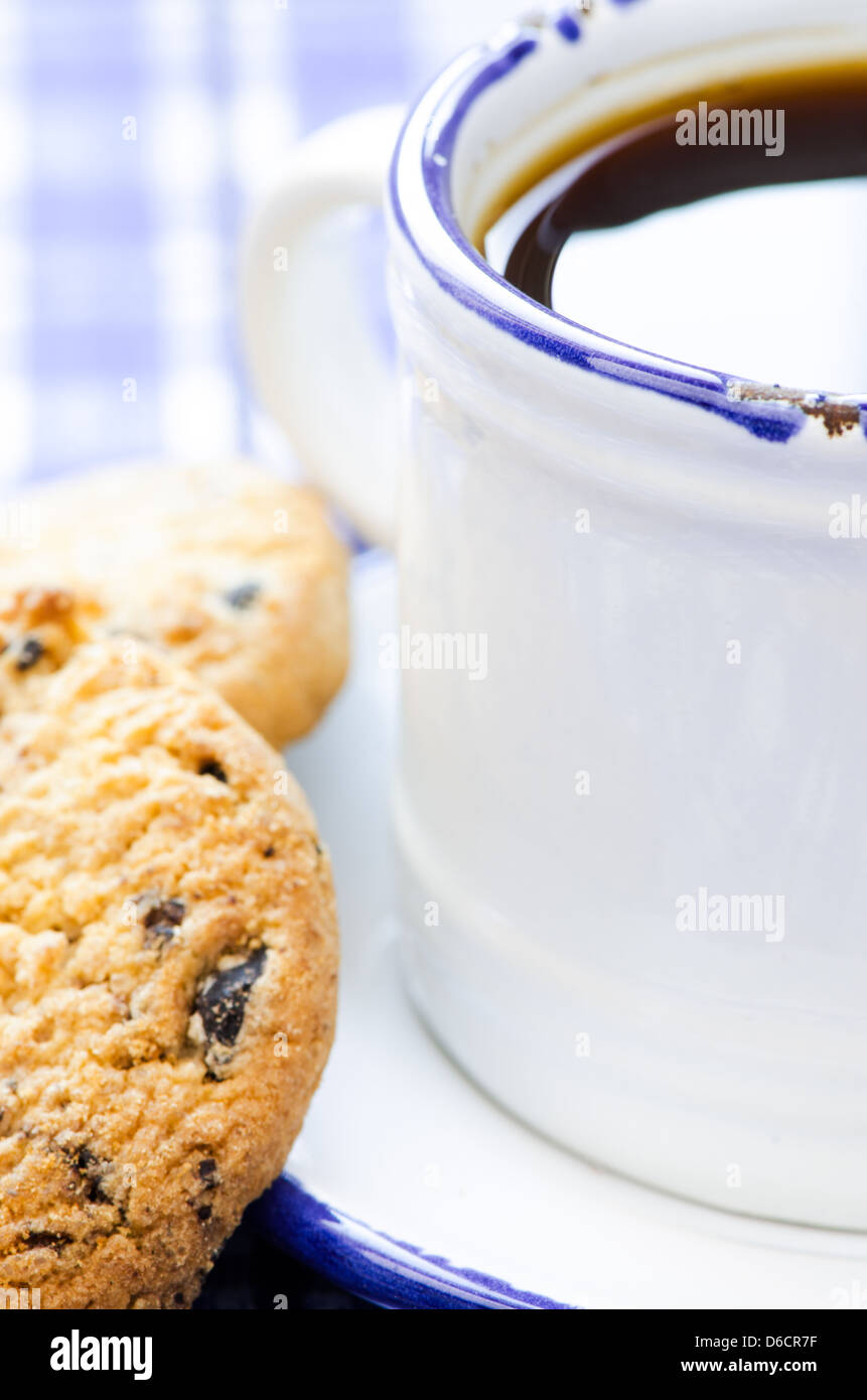 Cup of cofee with cookie hi-res stock photography and images - Alamy