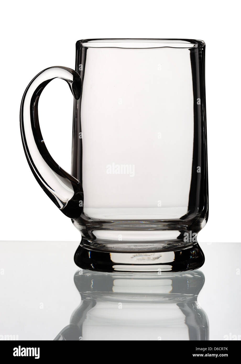 Glass mug for beer, isolated Stock Photo - Alamy