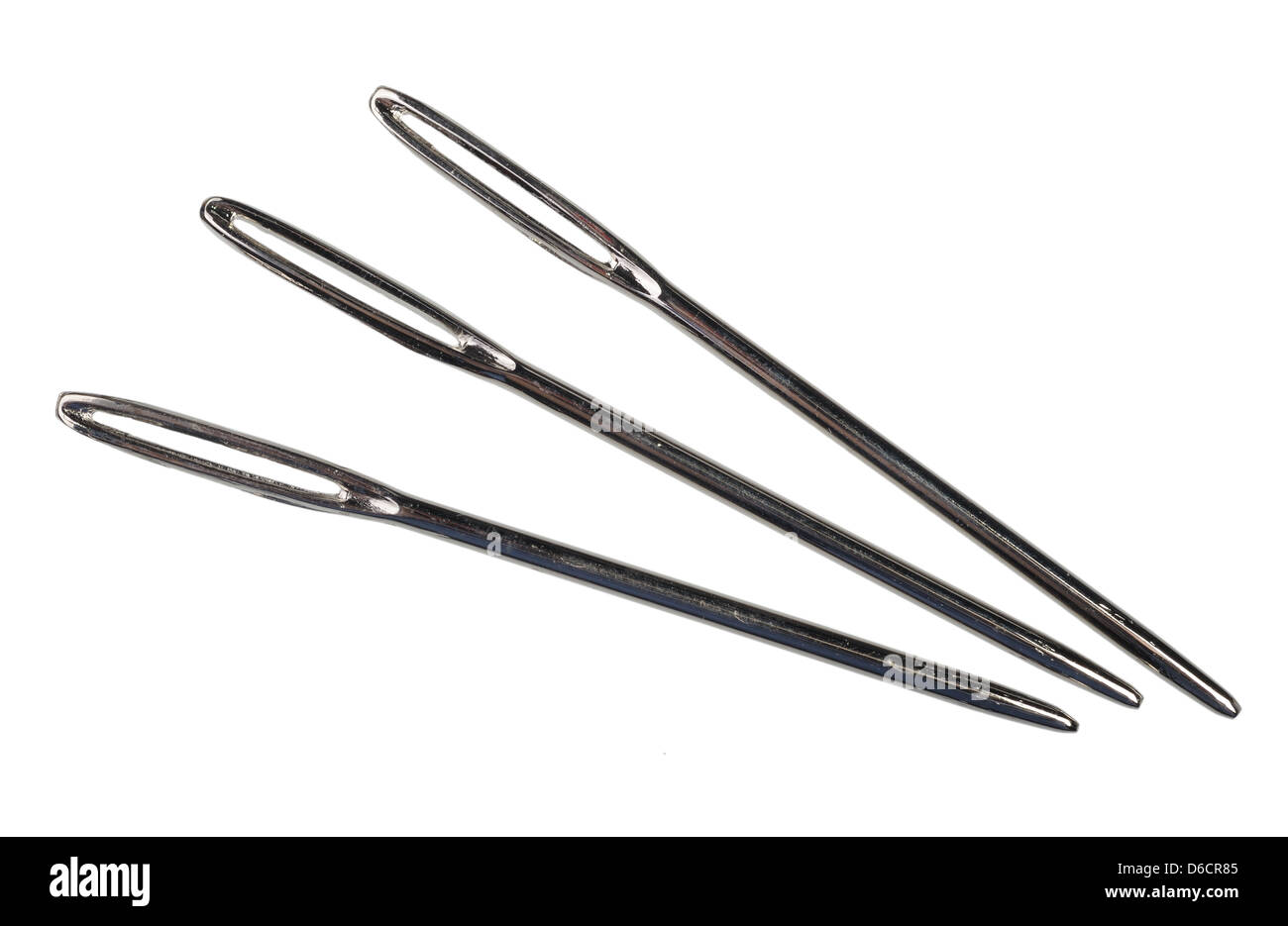 Sewing needles, isolated Stock Photo - Alamy