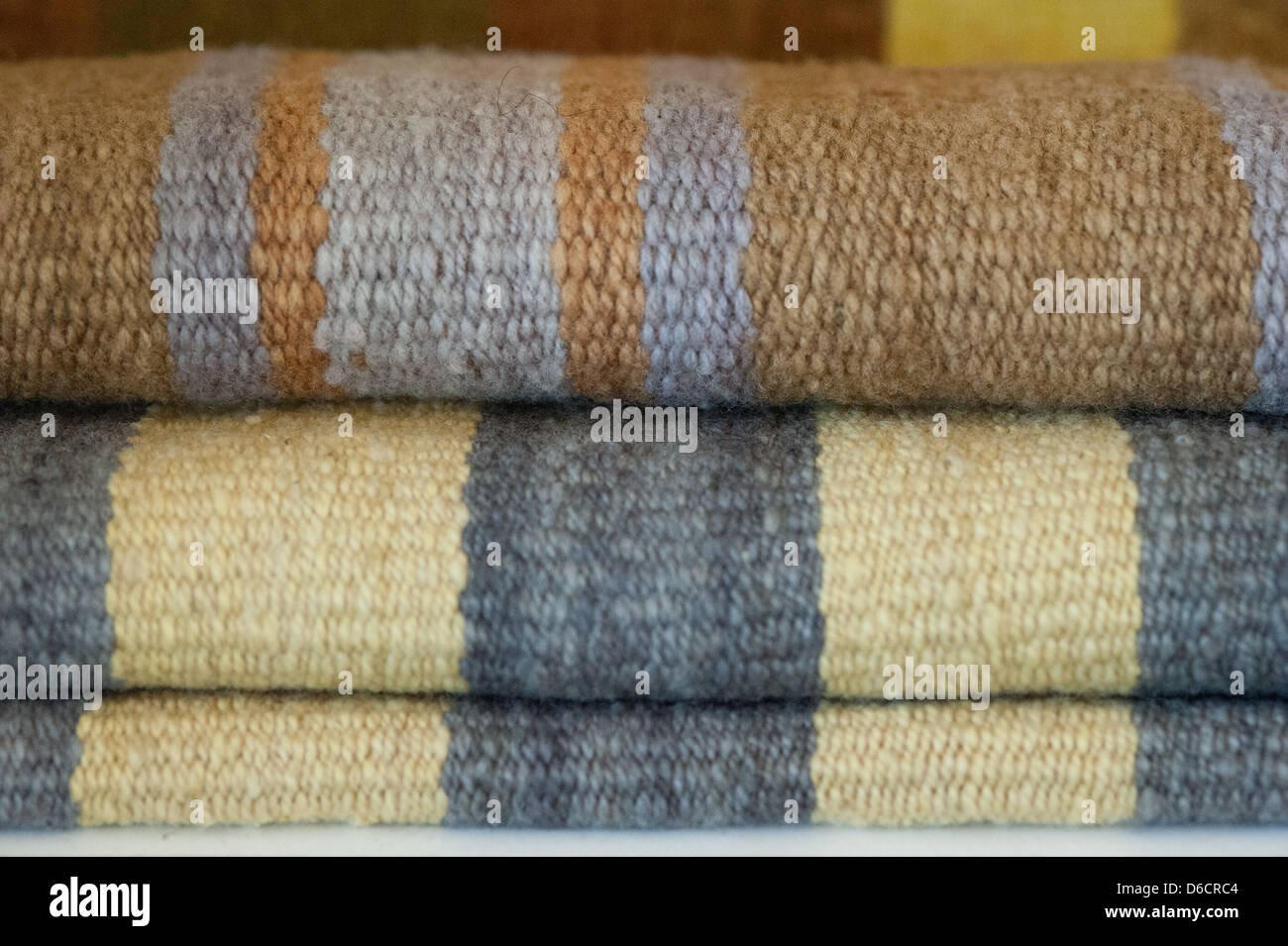 Weavings and textiles made entirely by hand by Mapuche women in Temuco ...