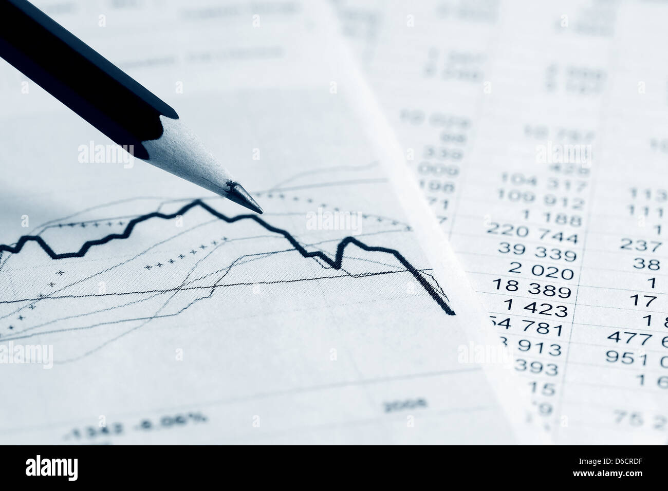 Financial graphs and charts Stock Photo - Alamy