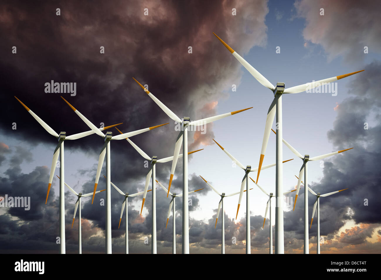 Wind farm land turbines hi-res stock photography and images - Alamy
