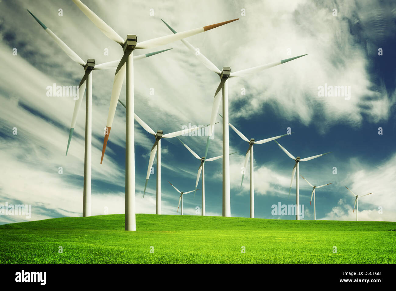 Eco windmill hi-res stock photography and images - Alamy