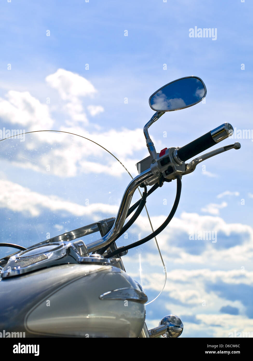 motorcycle handle bar Stock Photo - Alamy