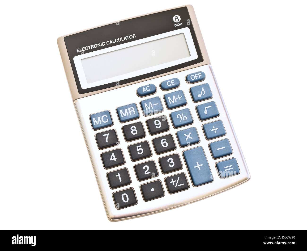 Accountant calculator Cut Out Stock Images & Pictures - Alamy