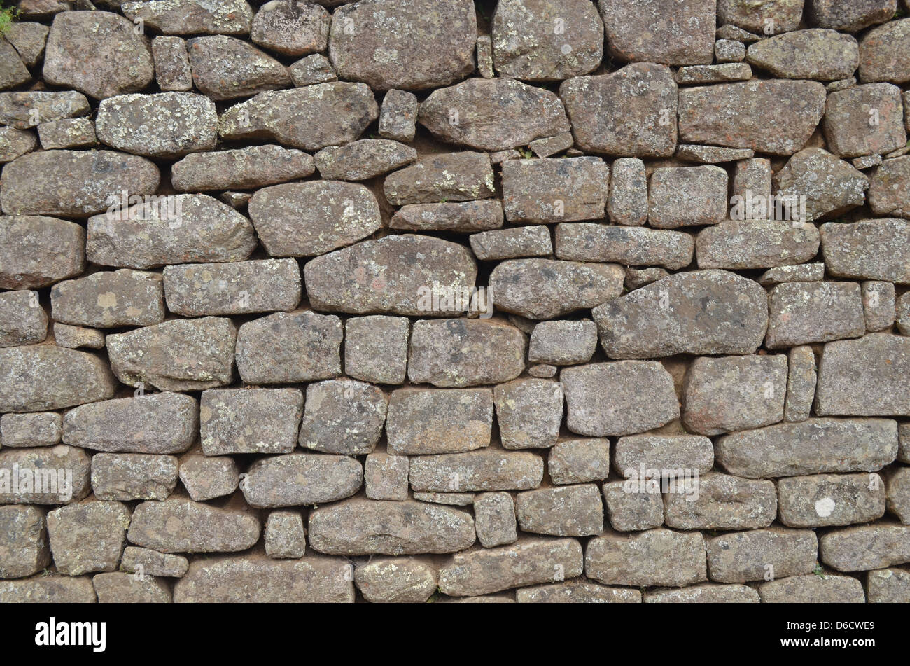 Stone walls at Machu Picchu, Peru Stock Photo - Alamy