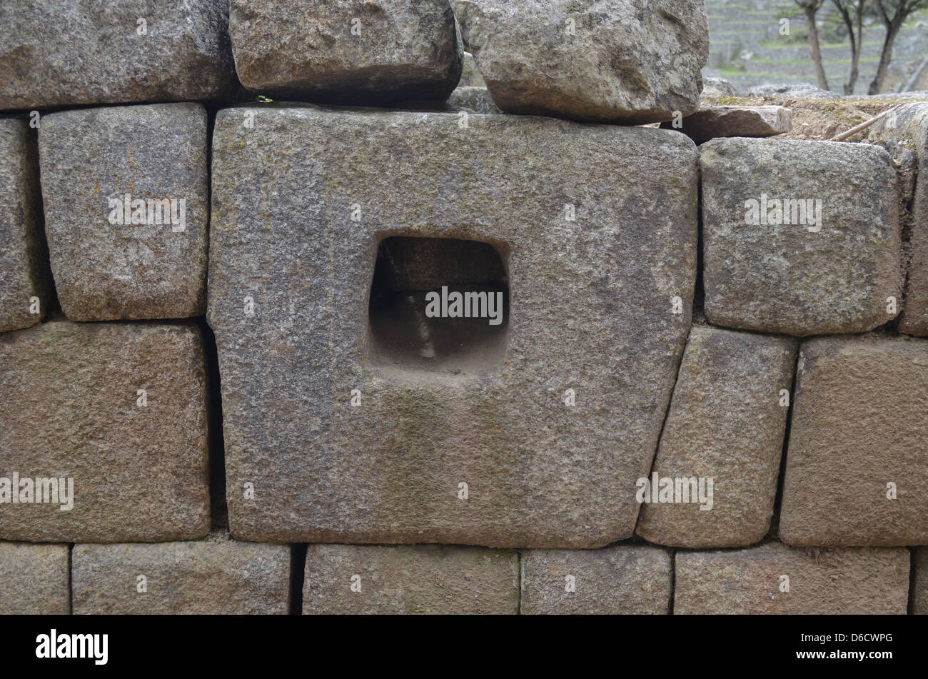 Machu picchu stone walls buildings hi-res stock photography and images ...
