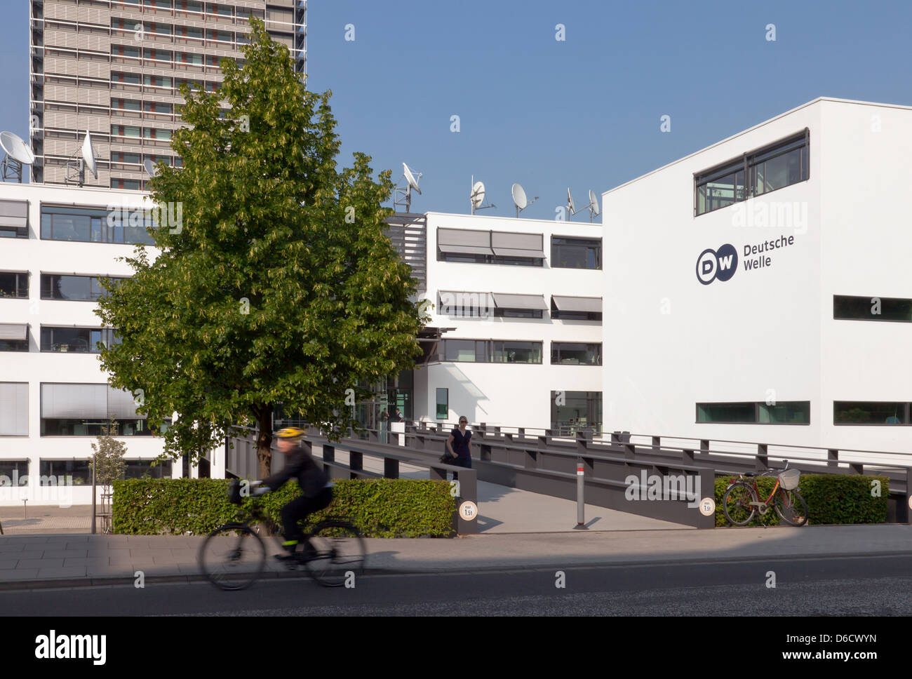 Bonn, Germany, the main radio station Deutsche Welle in Schuermann ...