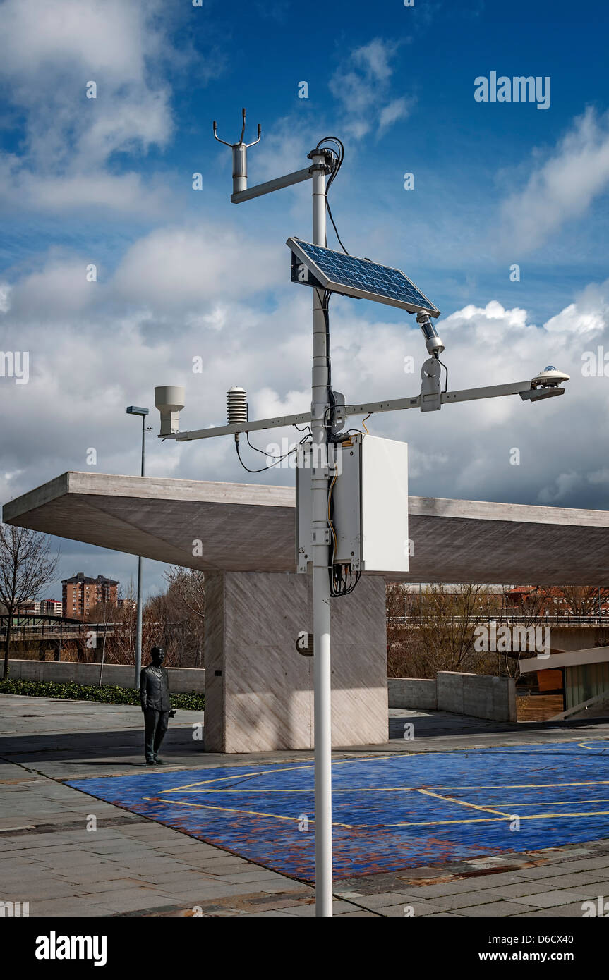 Various instruments on a weather station Stock Photo - Alamy
