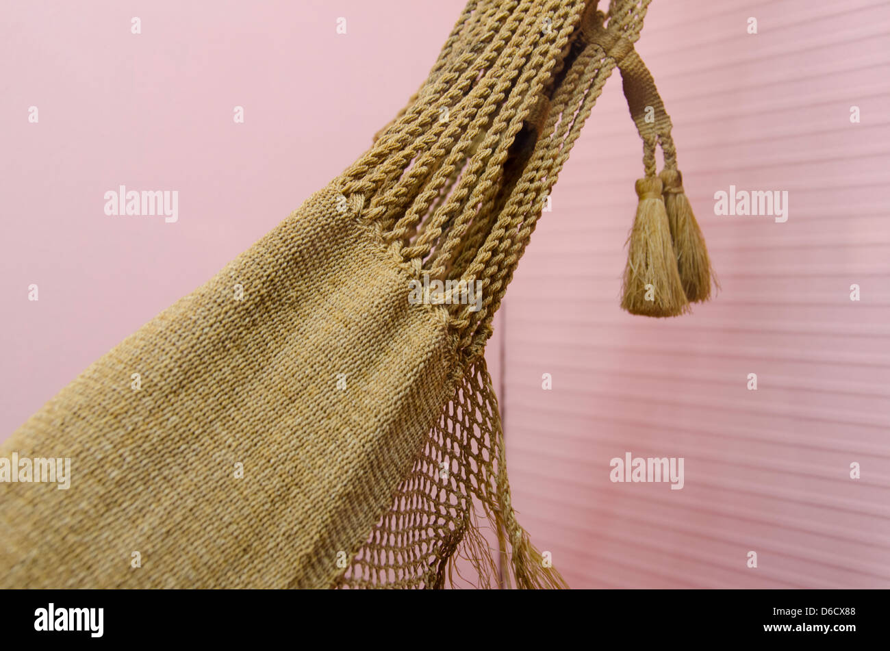 Brazil, Amazon, Manaus, Indian Museum. Indigenous Indian textile grass ...