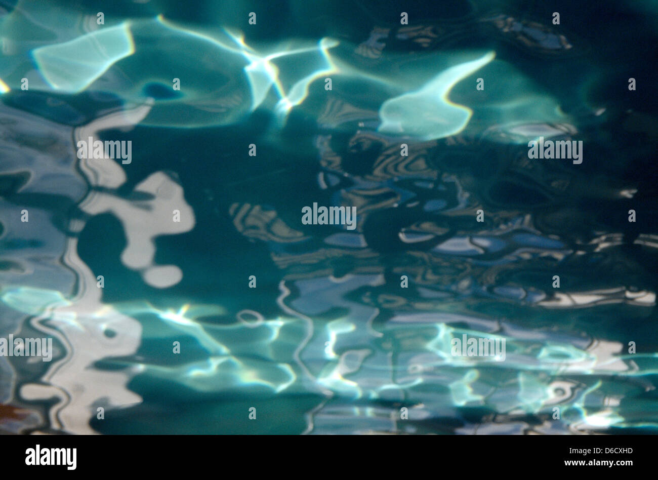 Swimming Pool Water With Reflection Stock Photo - Alamy