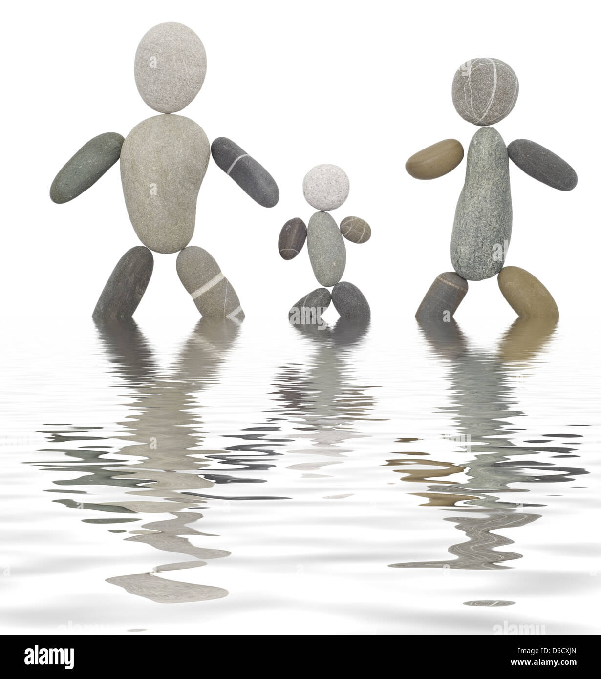 Pebble people child Cut Out Stock Images & Pictures - Alamy