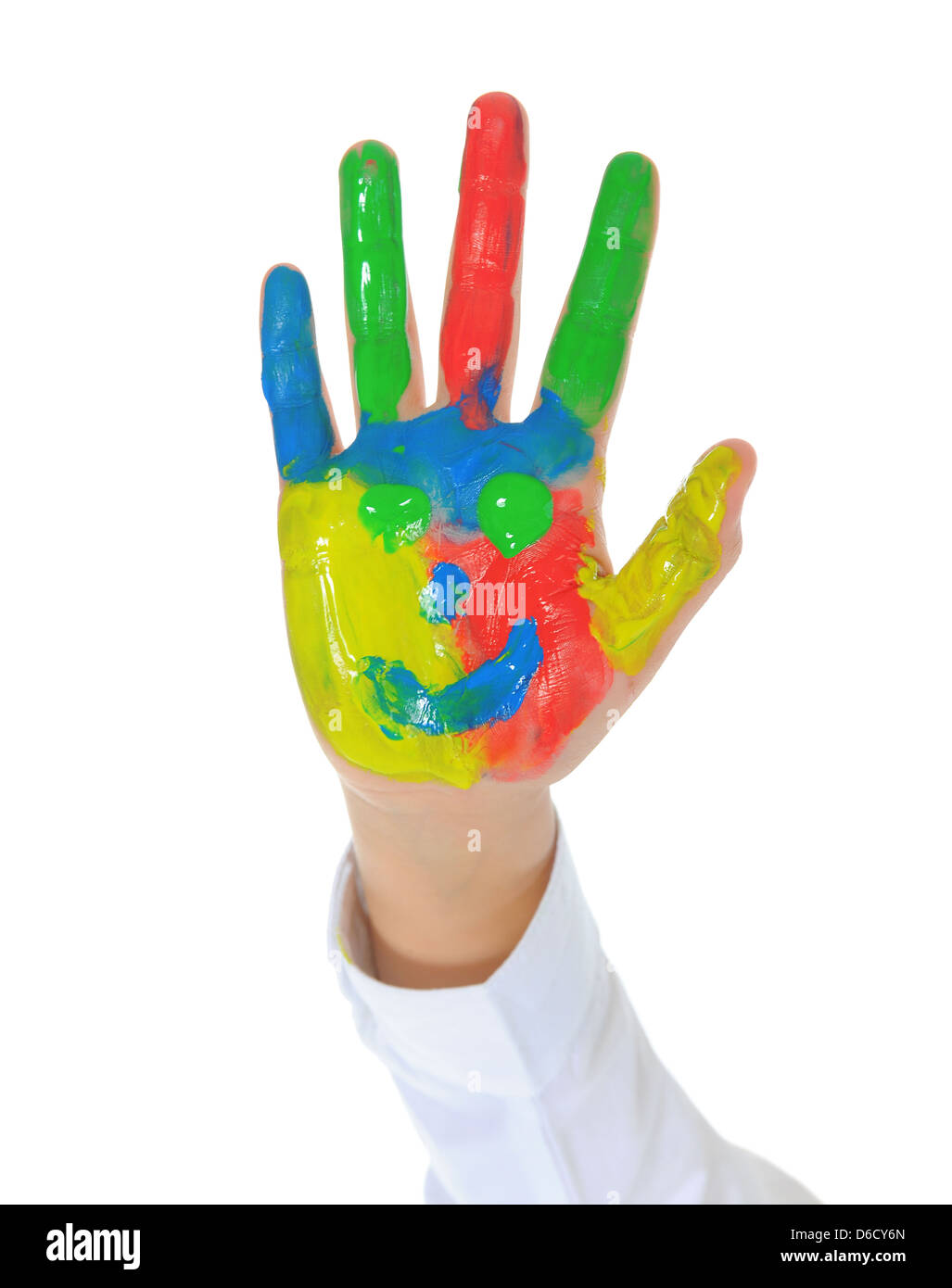 Hand Painted Child Stock Photo - Alamy