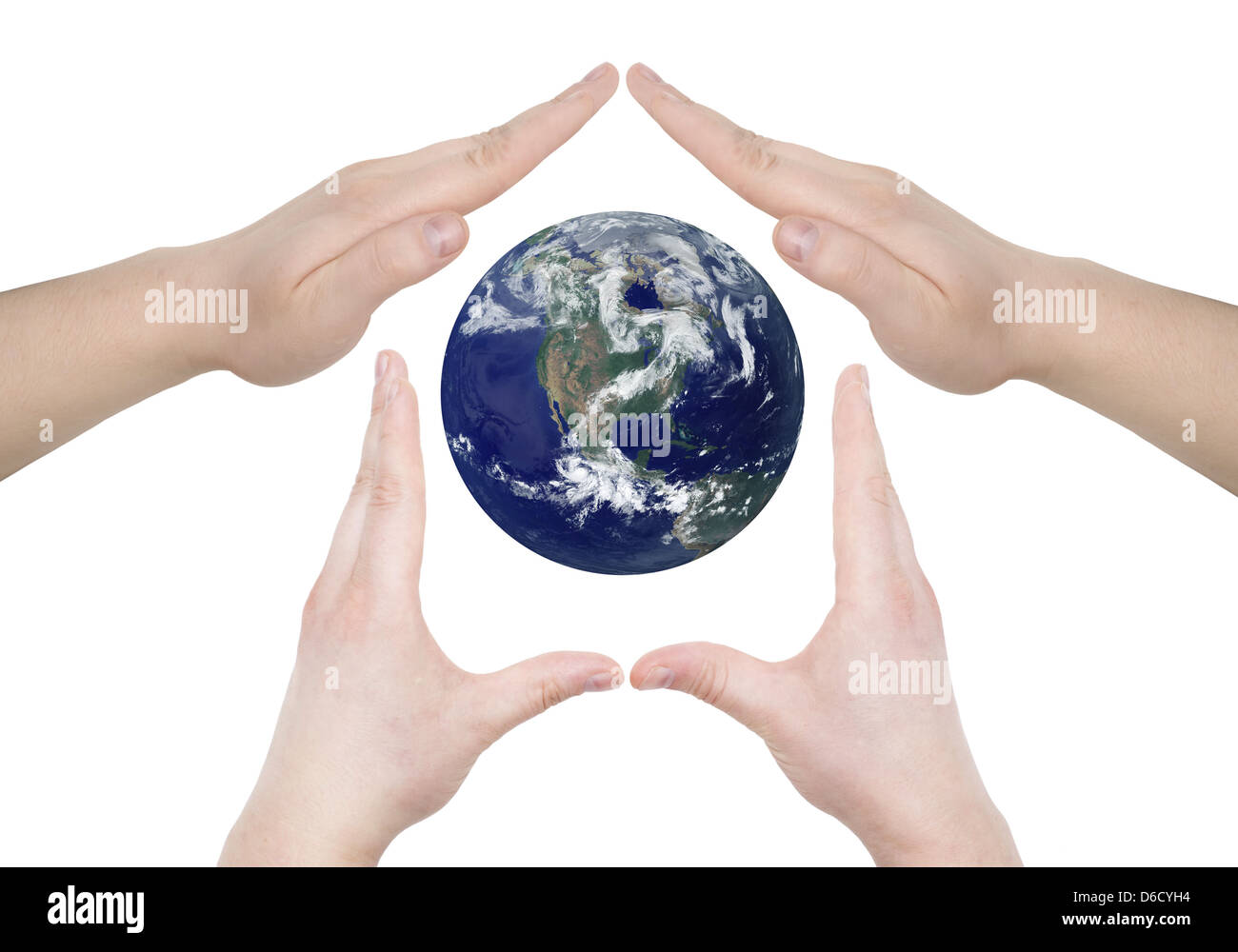 hands and planet Stock Photo - Alamy