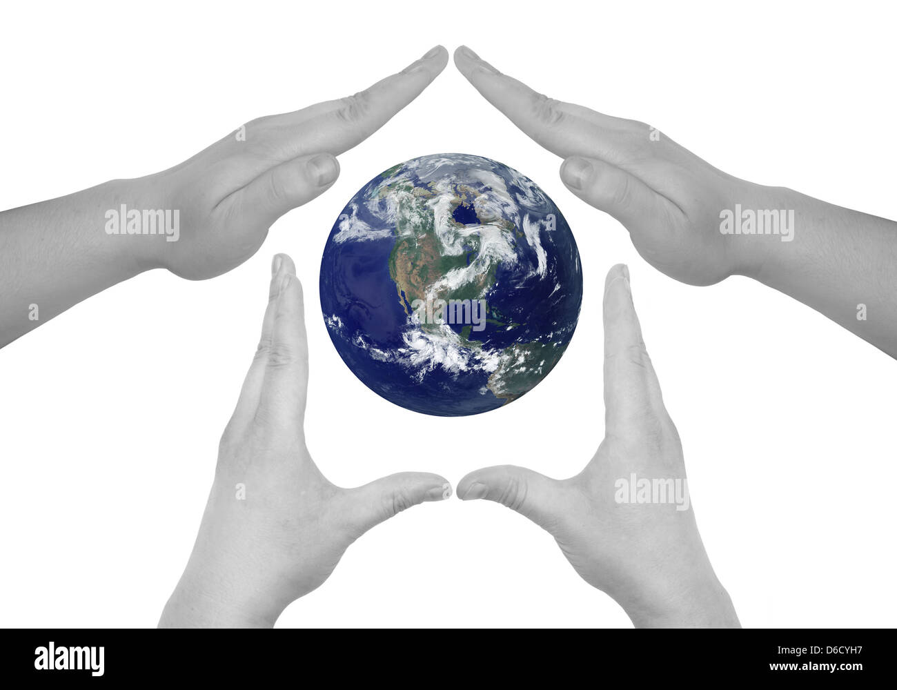 hands and planet Stock Photo - Alamy