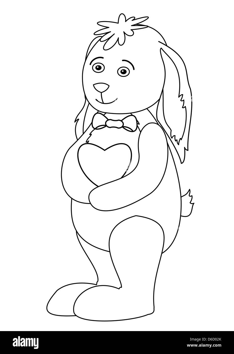 Black and white rabbit family hi-res stock photography and images - Alamy