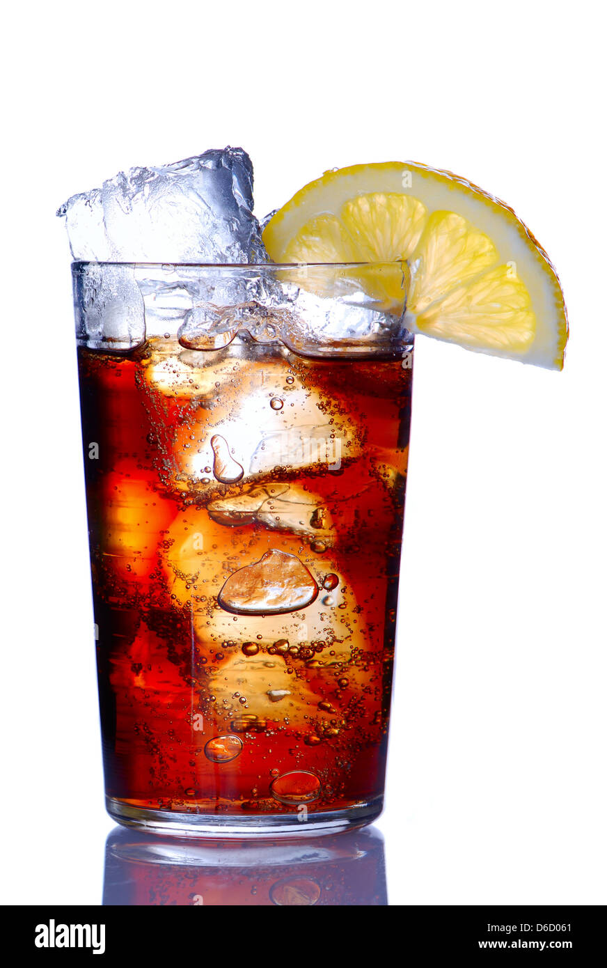 Glass with cola Stock Photo - Alamy
