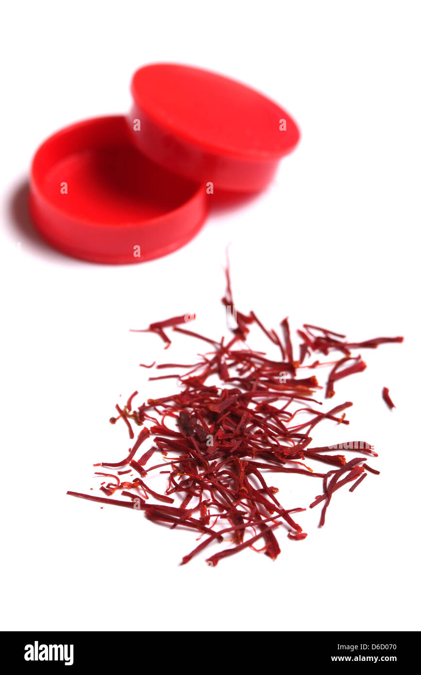 Saffron threads Cut Out Stock Images & Pictures - Alamy