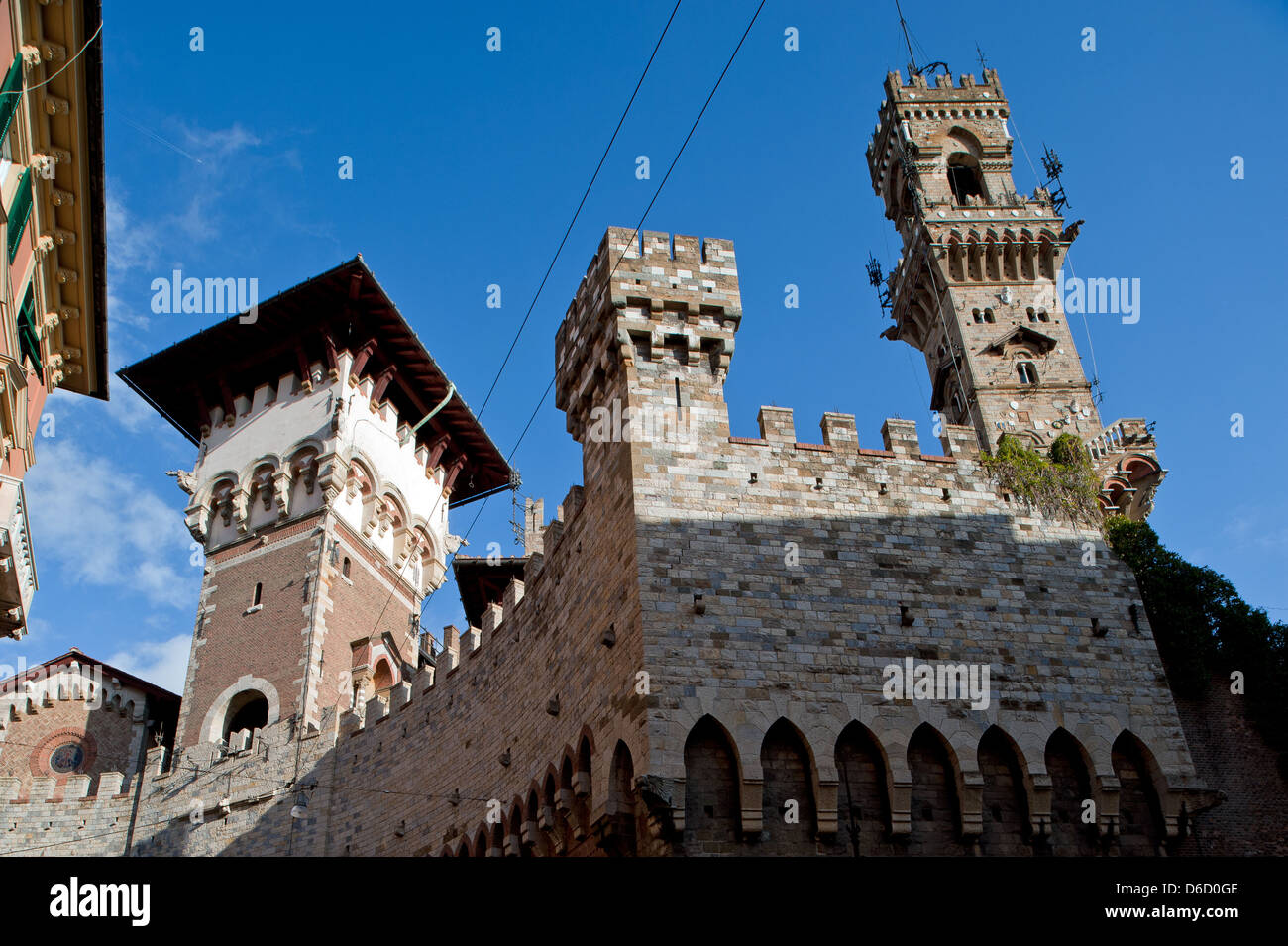 Genoa, Italy, Castello Mackenzie Stock Photo - Alamy