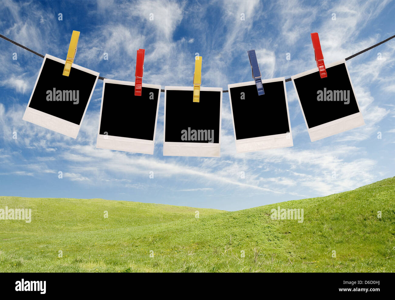 empty photo frames Stock Photo - Alamy