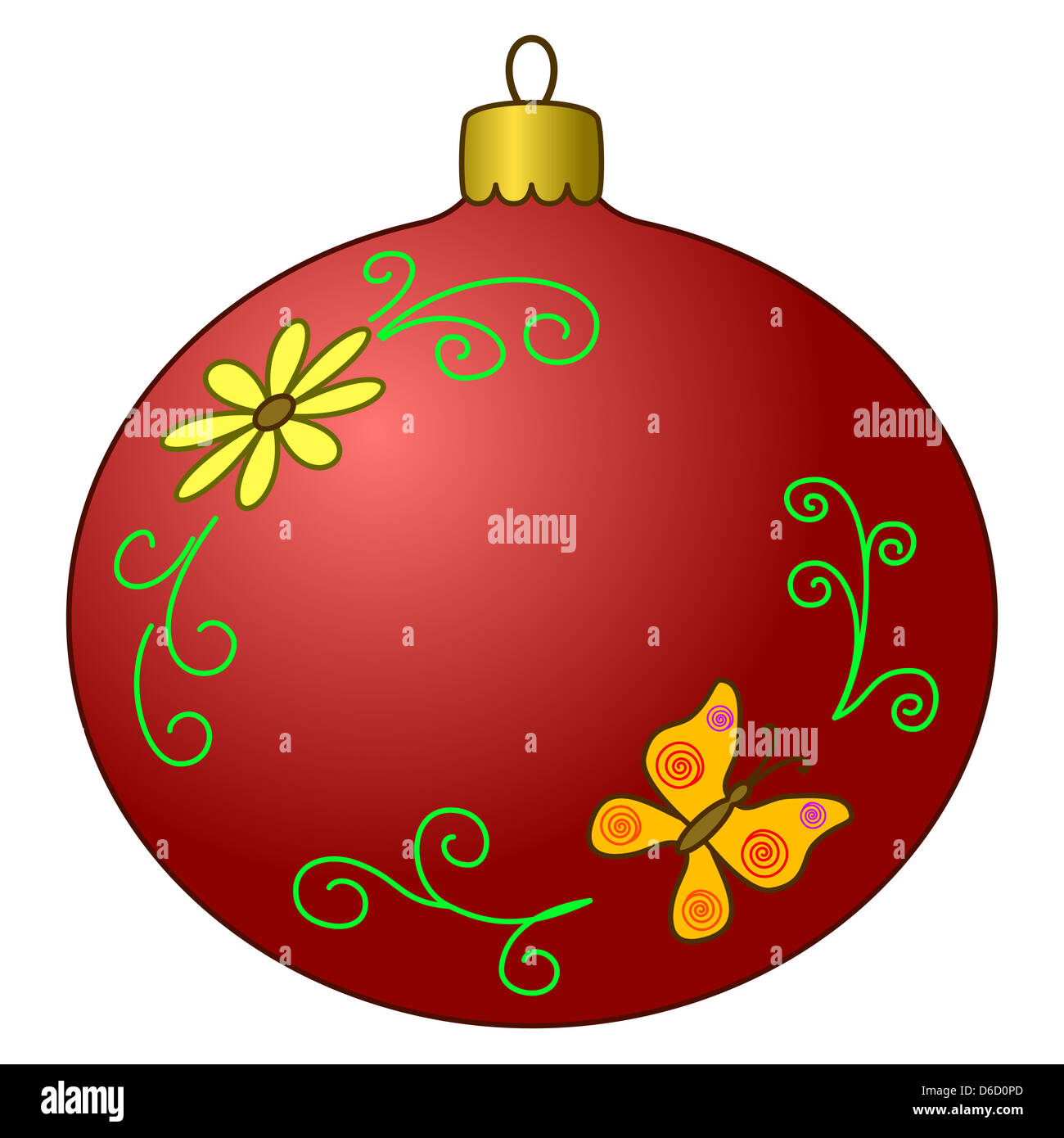 Beautiful tree decoration Cut Out Stock Images & Pictures - Alamy