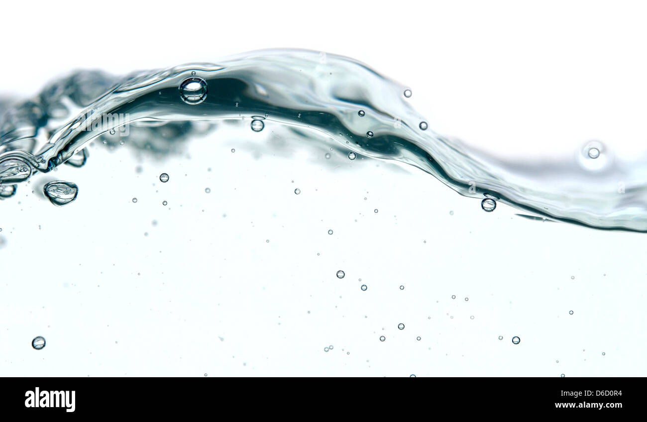 wave and bubbles Stock Photo - Alamy