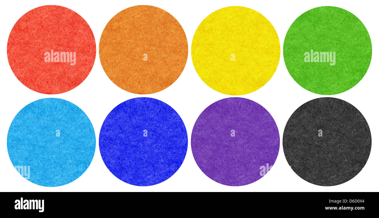 Material colours Cut Out Stock Images & Pictures - Alamy