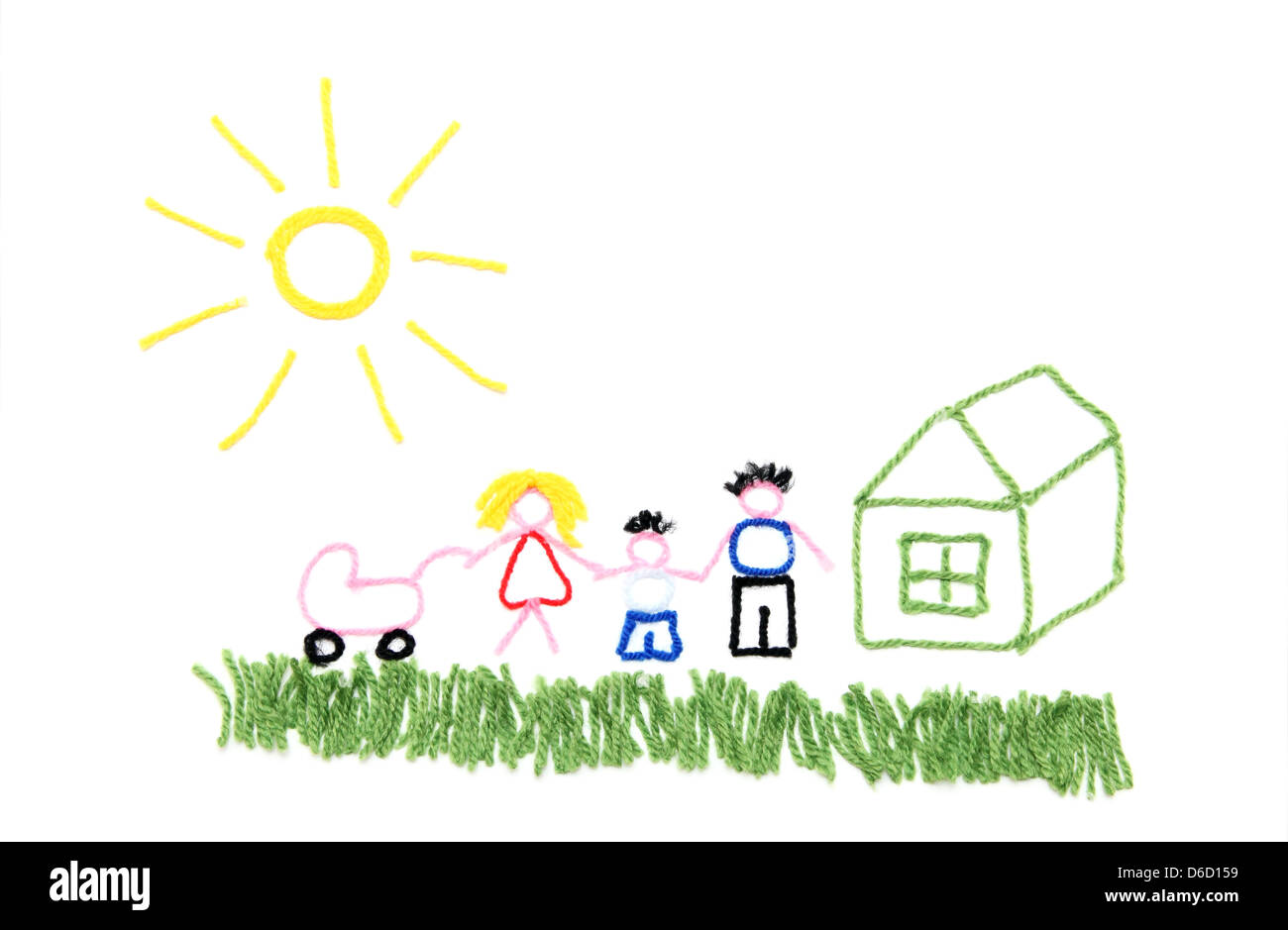 Family summer Cut Out Stock Images & Pictures - Alamy