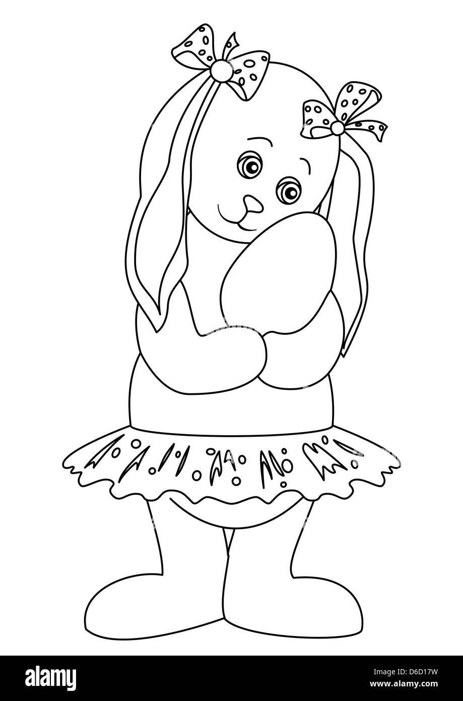 Easter bunny girl ears Cut Out Stock Images & Pictures - Alamy