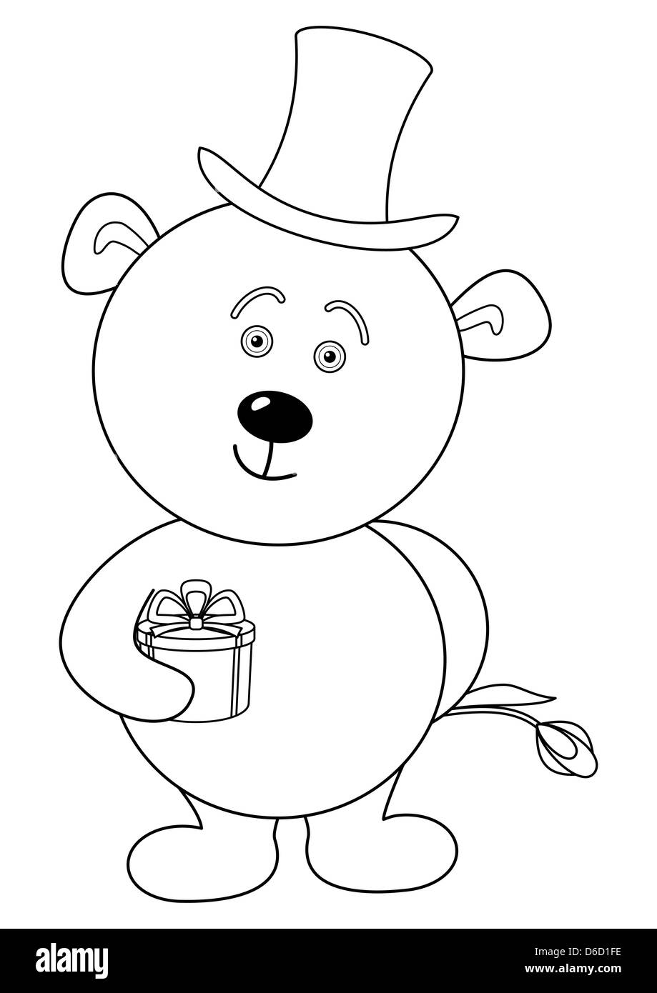 Teddy bear in cap Cut Out Stock Images & Pictures - Alamy