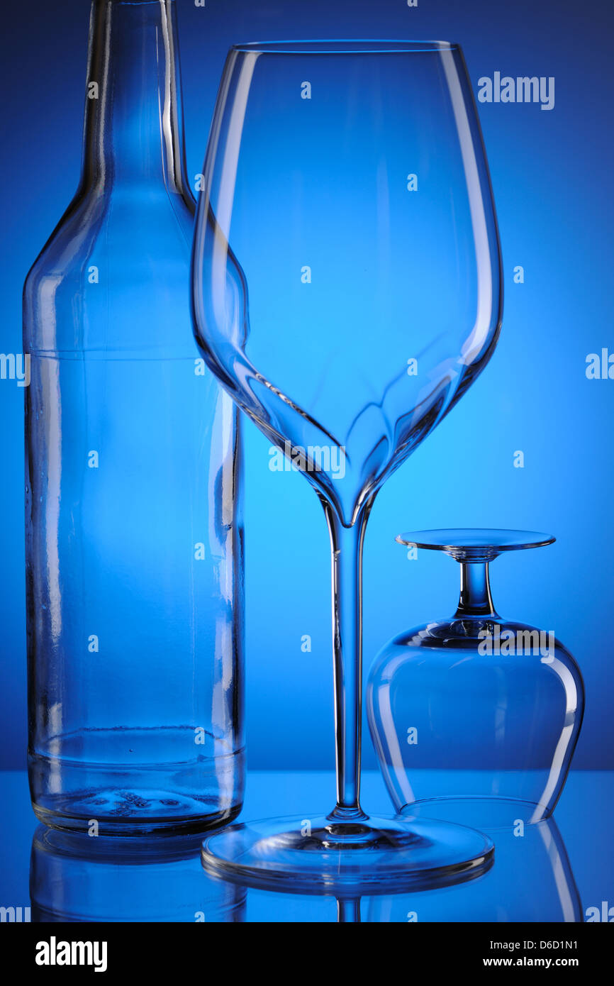 Glass still life Stock Photo - Alamy